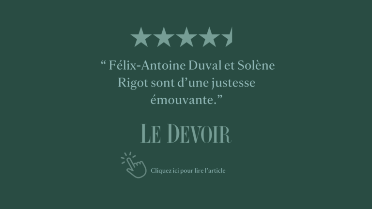 Bergers - Sophie Deraspe - Présentement au cinéma